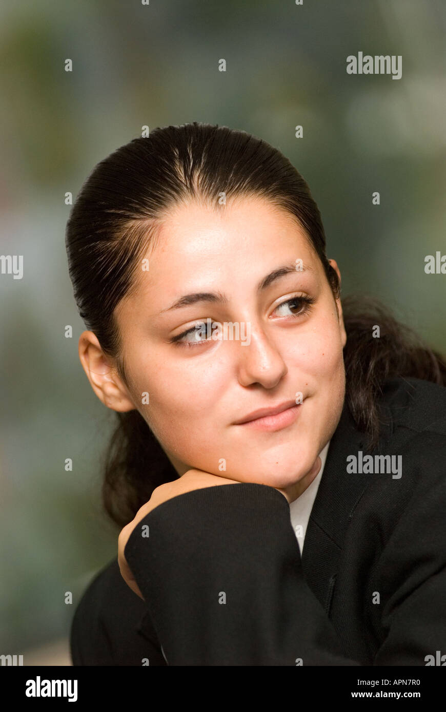 Girl school uniform uk portrait hi-res stock photography and images - Alamy