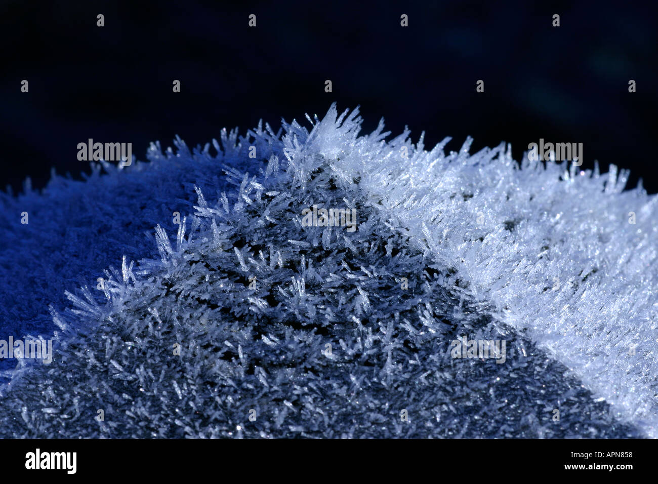 Pyramid of Ice Crystals Stock Photo - Alamy