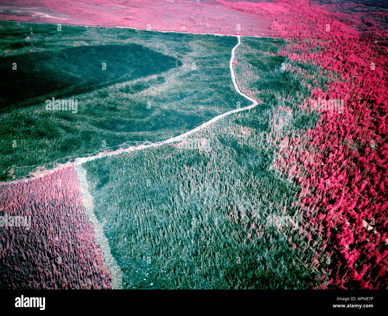 Infrared aerial photo hi-res stock photography and images - Alamy