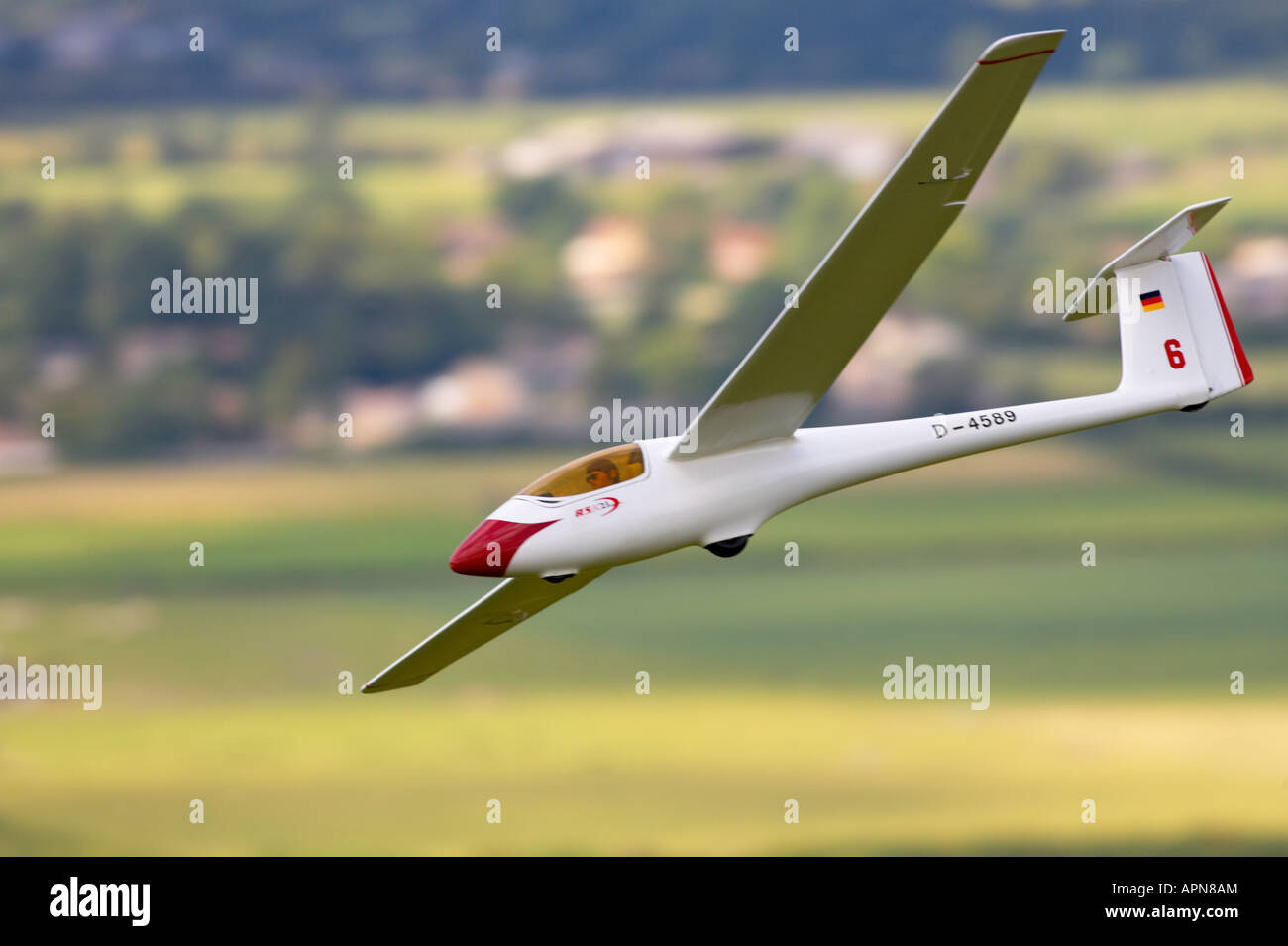 Radio controlled glider Stock Photo - Alamy