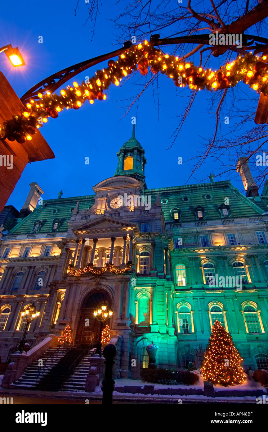 Hotel de Ville, Place Jacques Cartier, Old Montreal, Montreal, Quebec ...