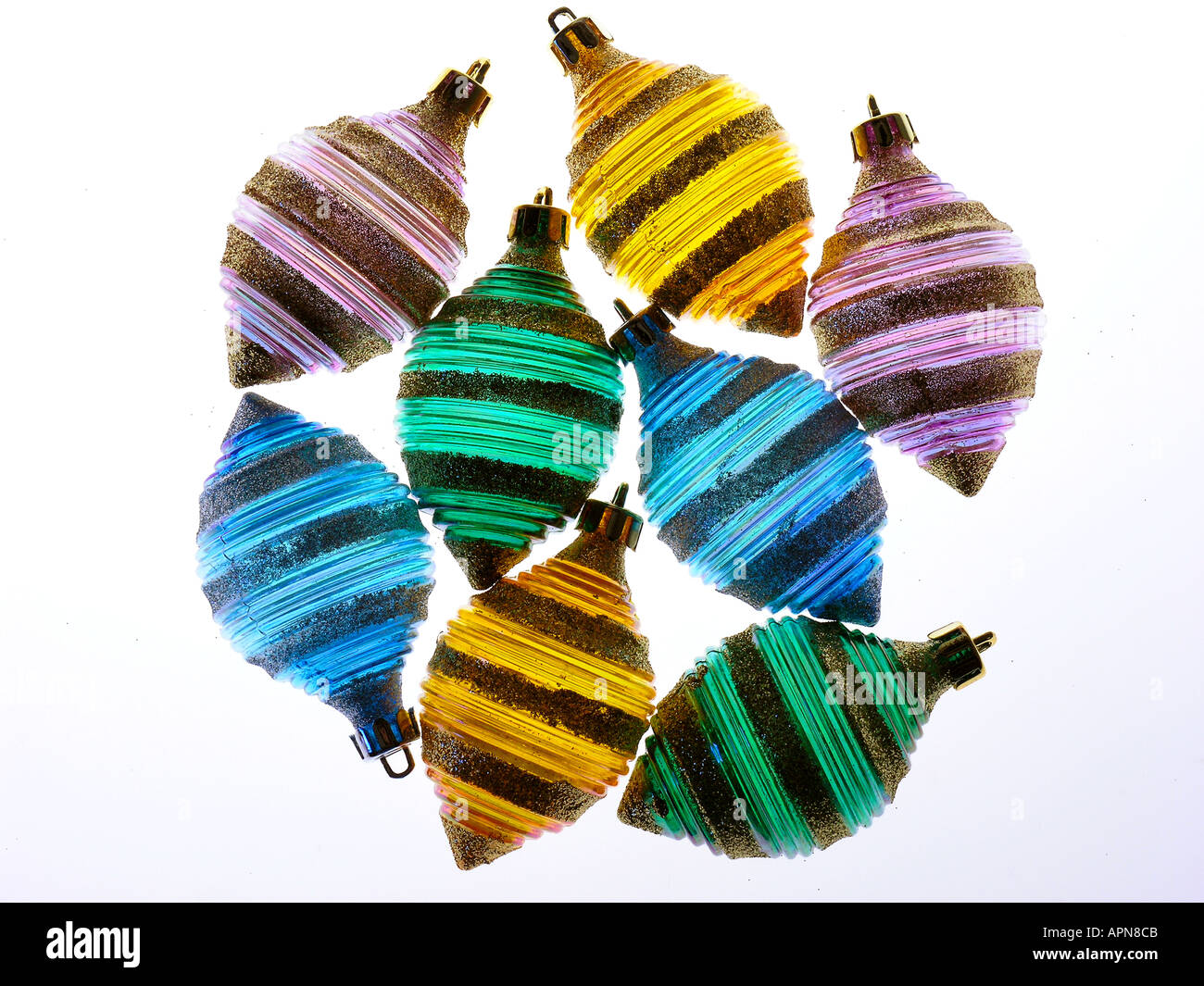 Group christmas baubles cut out hi-res stock photography and images - Alamy