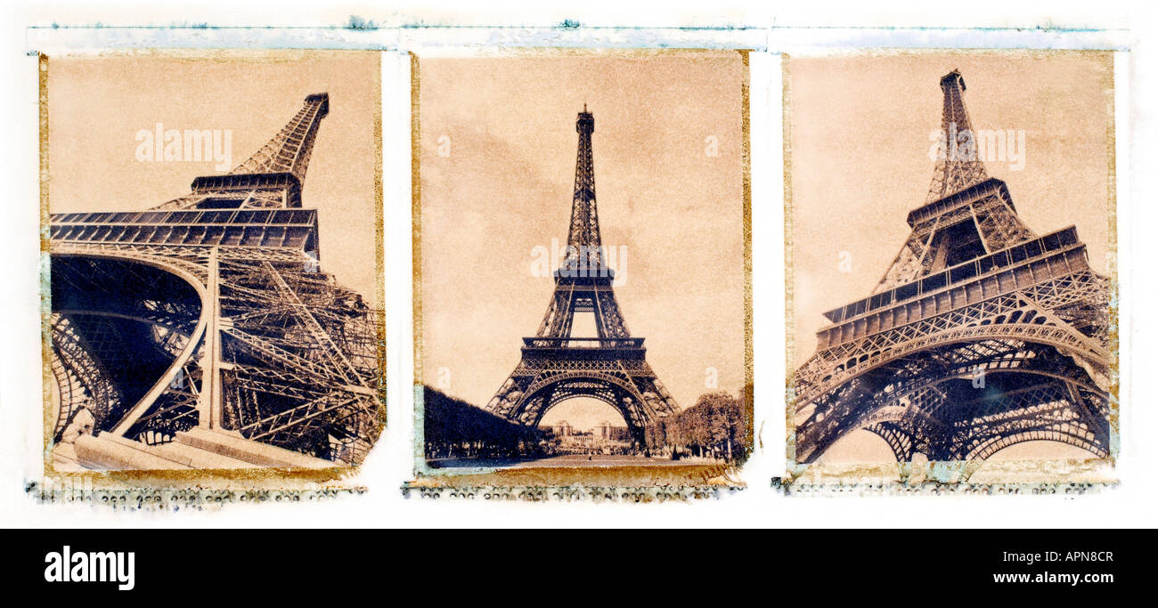 Eiffel Tower horizontal Stock Photo - Alamy