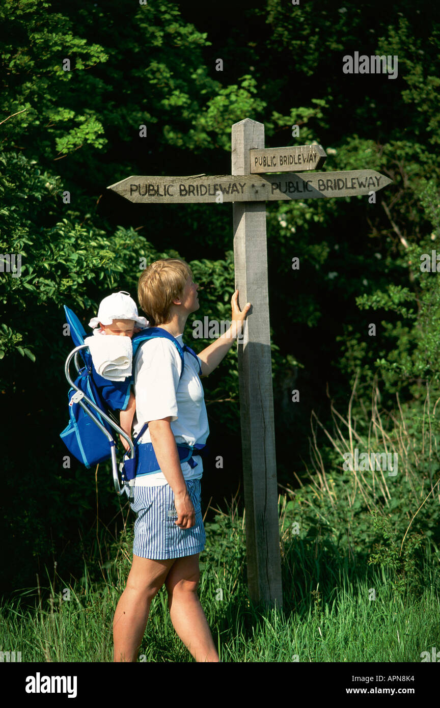 Uk hills walker sign hi-res stock photography and images - Alamy