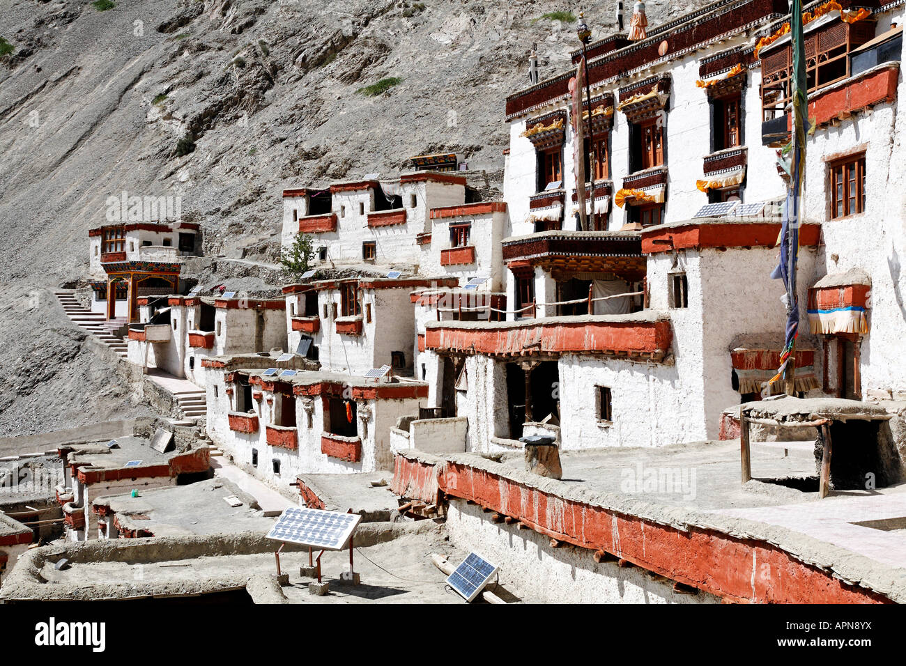 Rizong Gompa buddhist monastery in Ladakh India Stock Photo - Alamy