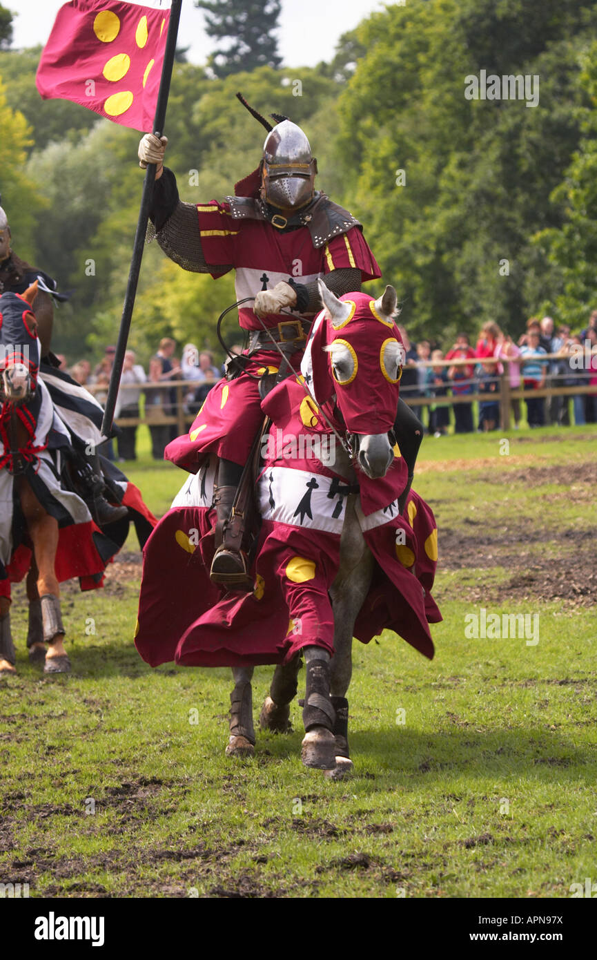 Knight on horseback Stock Photo - Alamy
