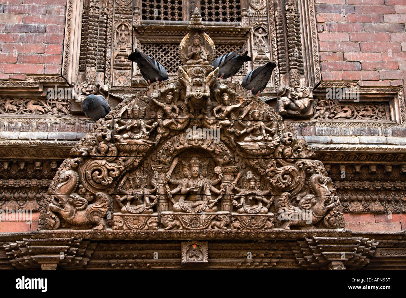 Kumari Bahal Chowk, Lintel, Kathmandu, Nepal Stock Photo - Alamy