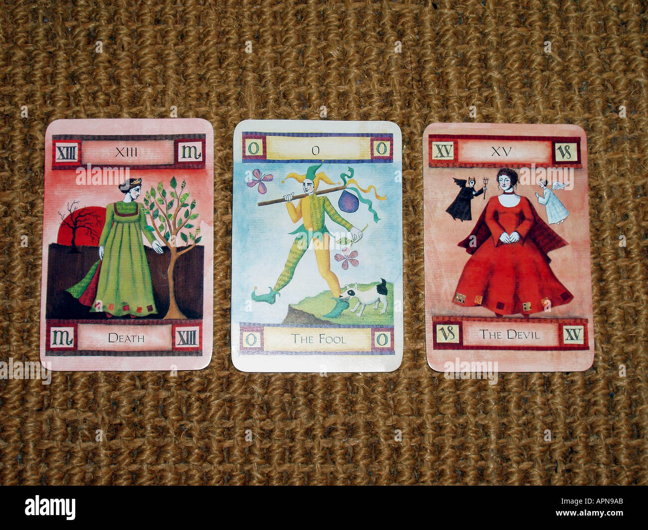 Tarrot cards death hi-res stock photography and images - Alamy