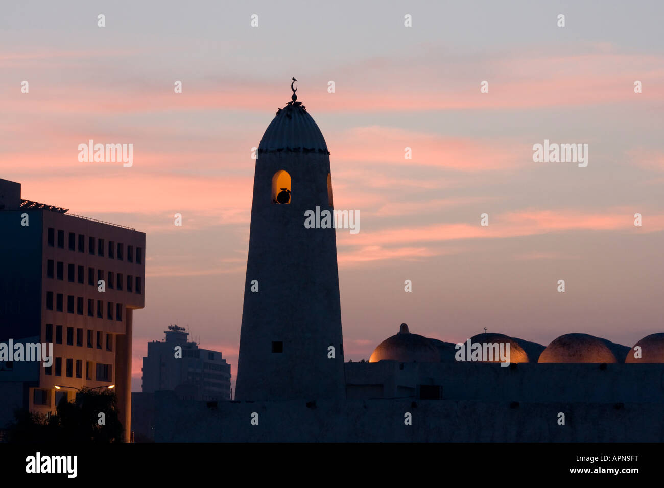 Middle east Qatar Doha qassim mosque Stock Photo - Alamy
