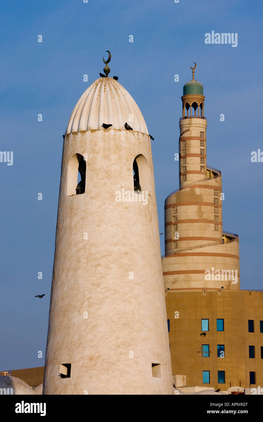 Middle east Qatar Doha qassim mosque and islamic center tower Stock ...