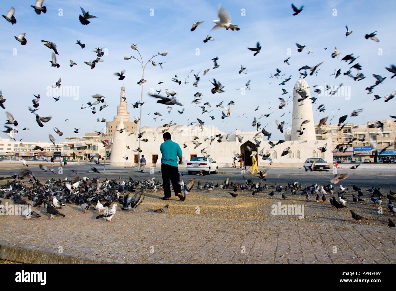 Middle east Qatar Doha qassim mosque Stock Photo - Alamy