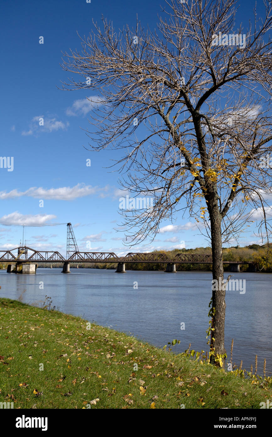 Banks of the Hudson river. Albany, Albany County, New York State, USA ...