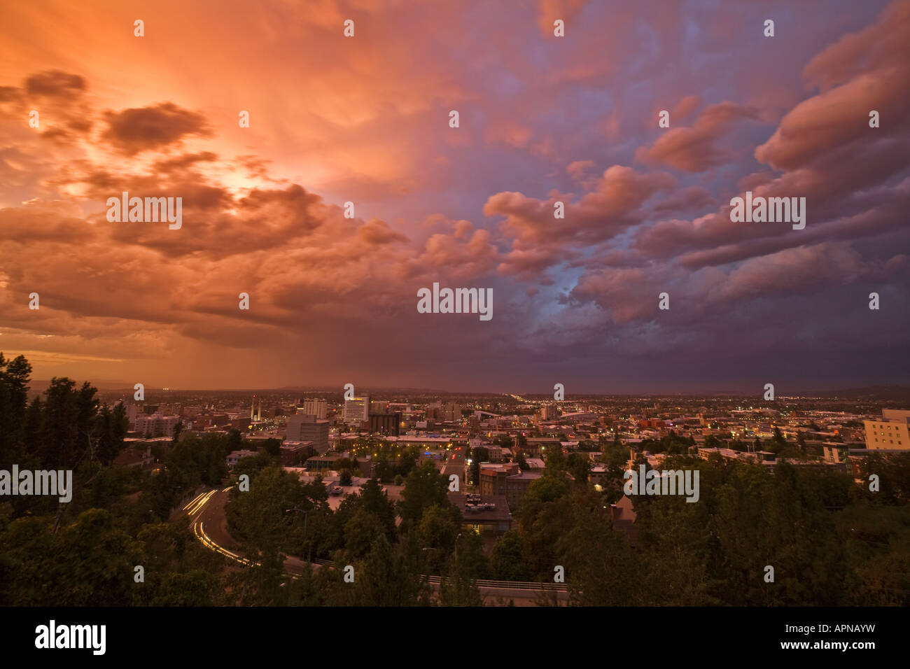 Spokane skyline hi-res stock photography and images - Alamy