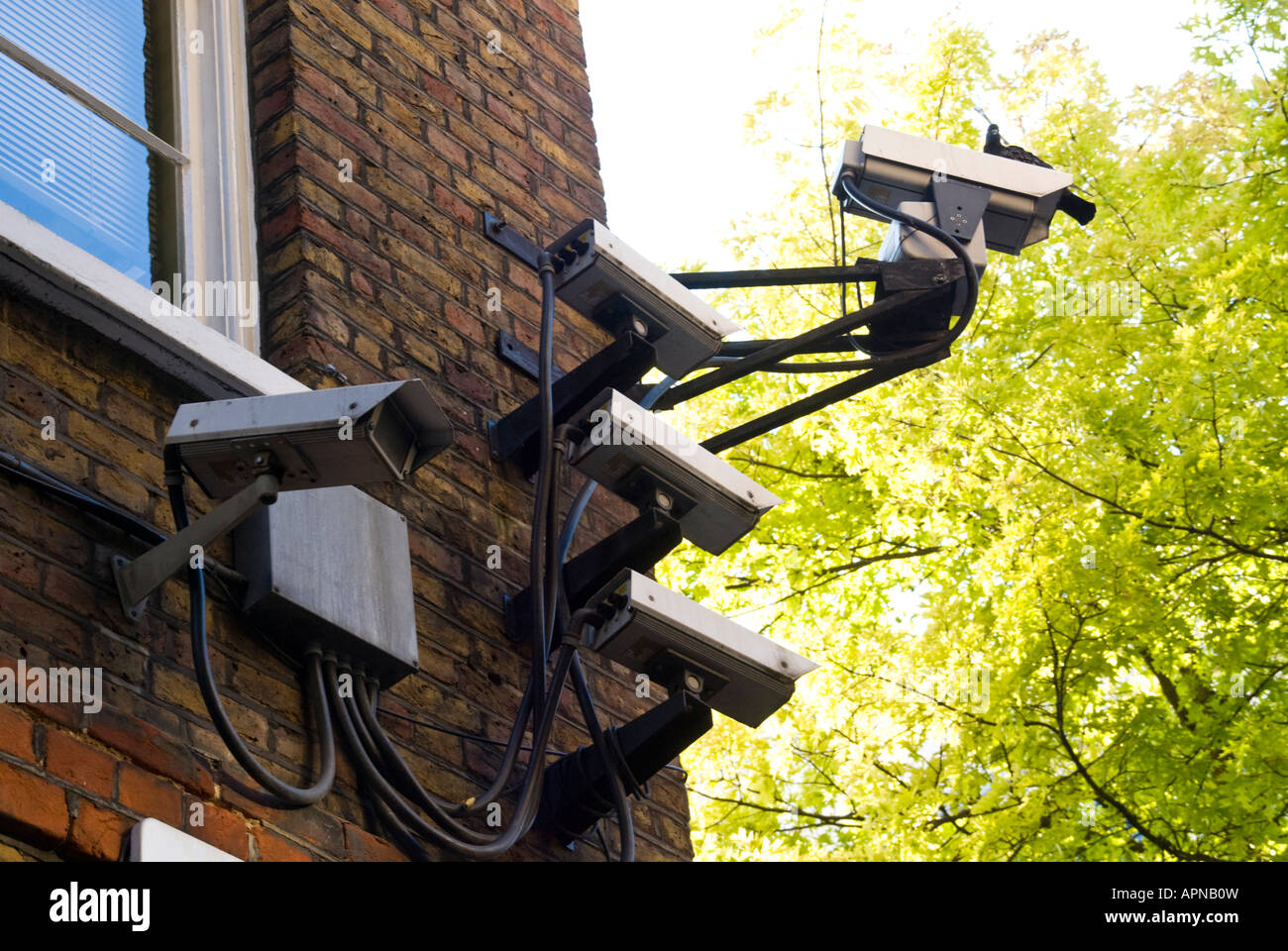 uk london cctv camera Stock Photo - Alamy