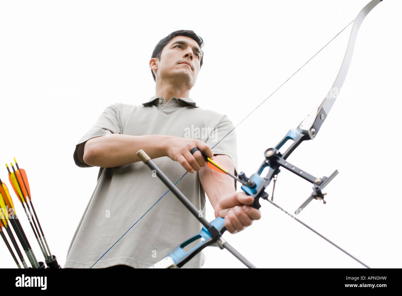 Man bow and arrow hi-res stock photography and images - Alamy