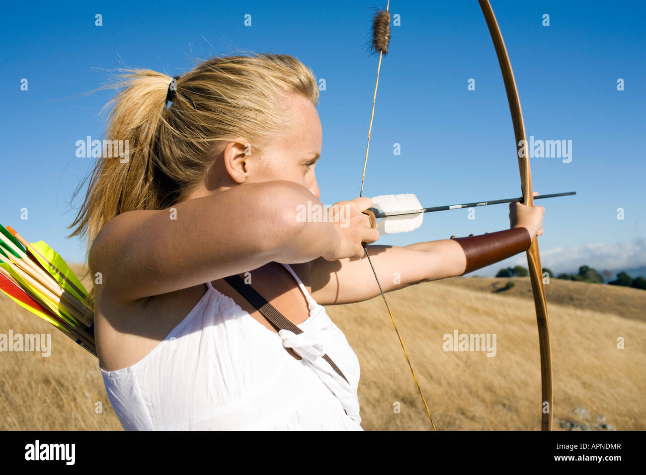 Arrow shooting hi-res stock photography and images - Alamy
