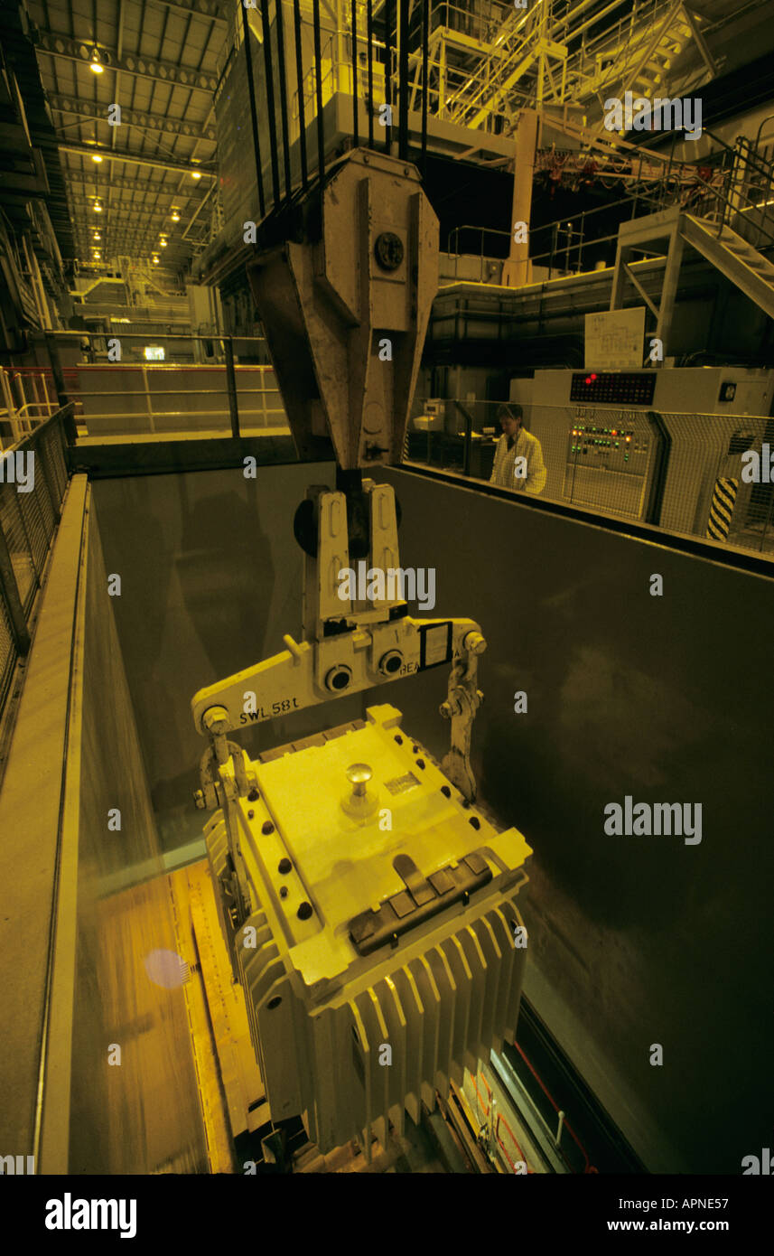 Sellafield Nuclear reprocessing plant, Cumbria England showing the ...