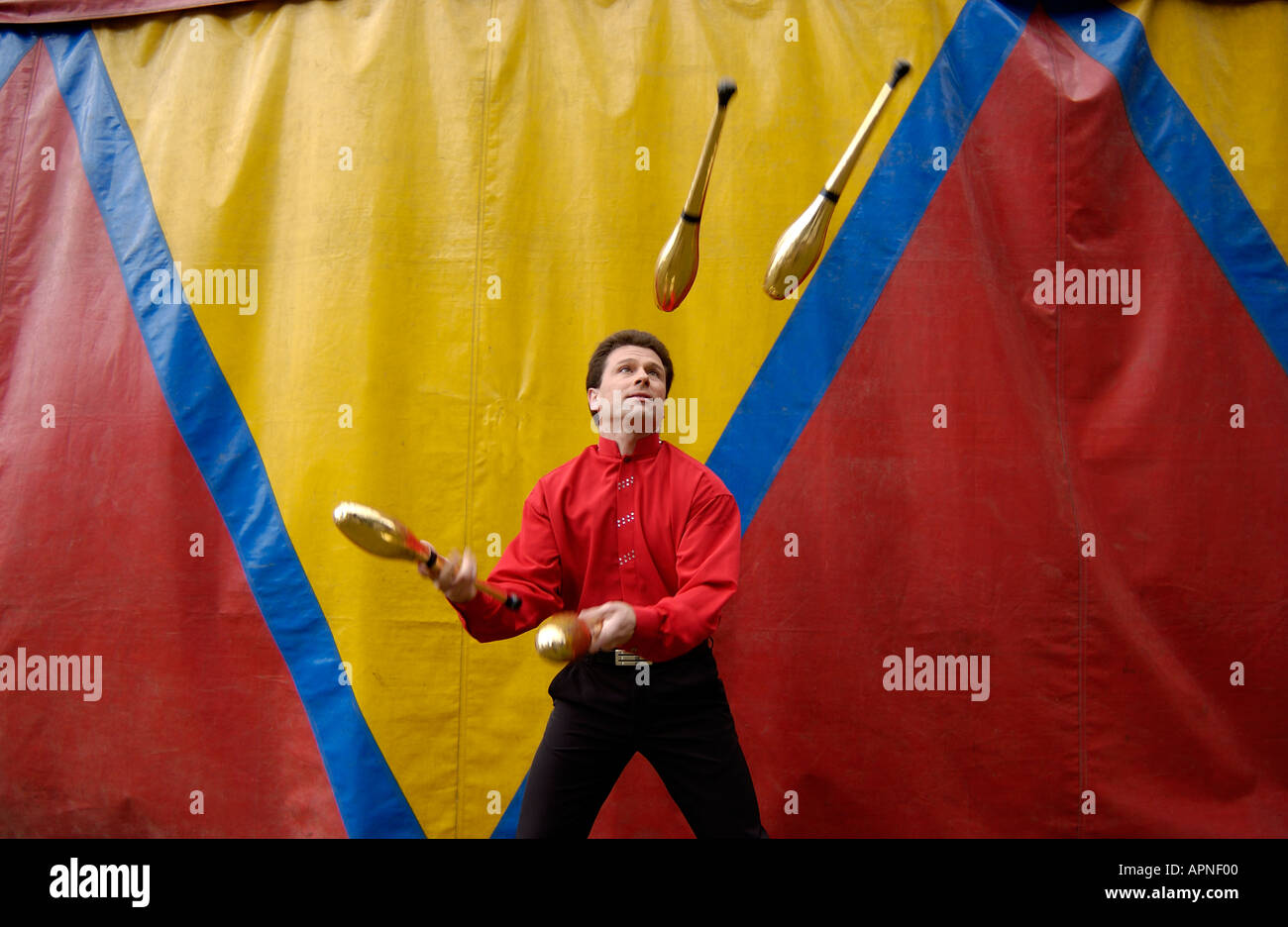 portrait of a circus performer Stock Photo - Alamy