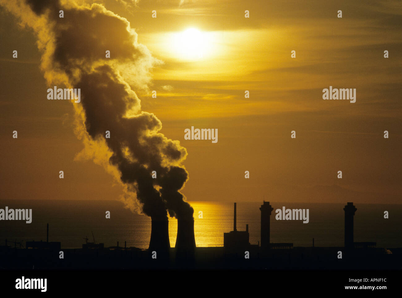 Sellafield Nuclear reprocessing plant, formerly known as Windscale on ...