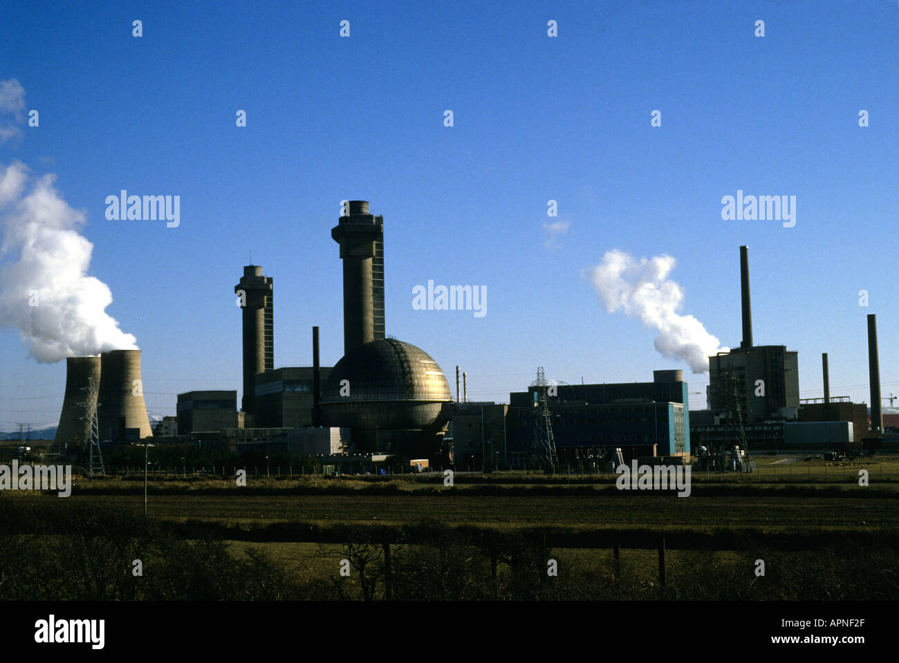 Sellafield Nuclear reprocessing plant, formerly known as Windscale on ...