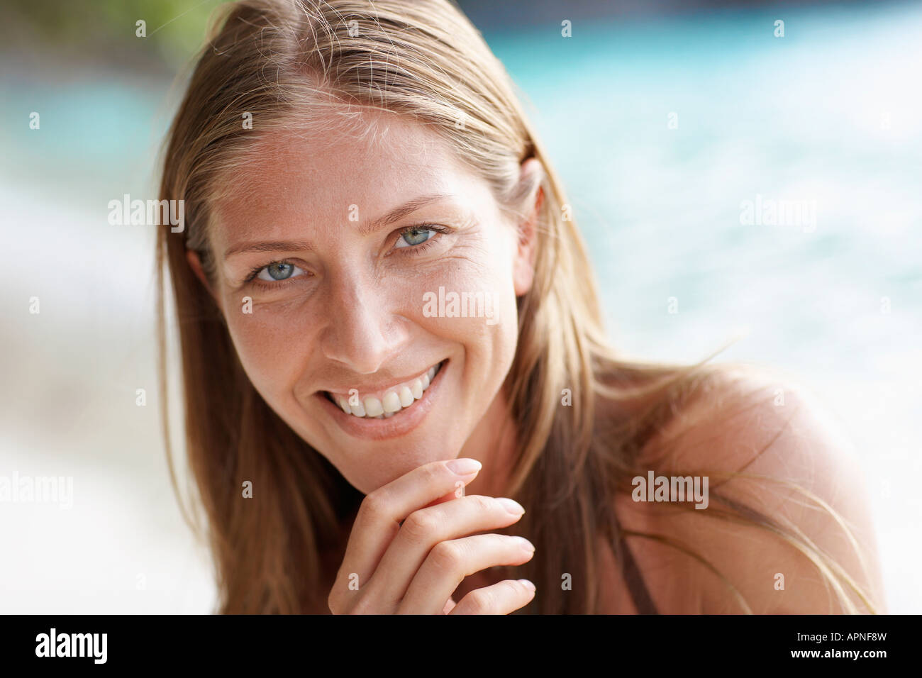 Portrait of mid adult woman Stock Photo - Alamy