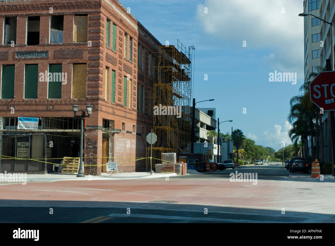 Small-town urban renewal USA Stock Photo - Alamy