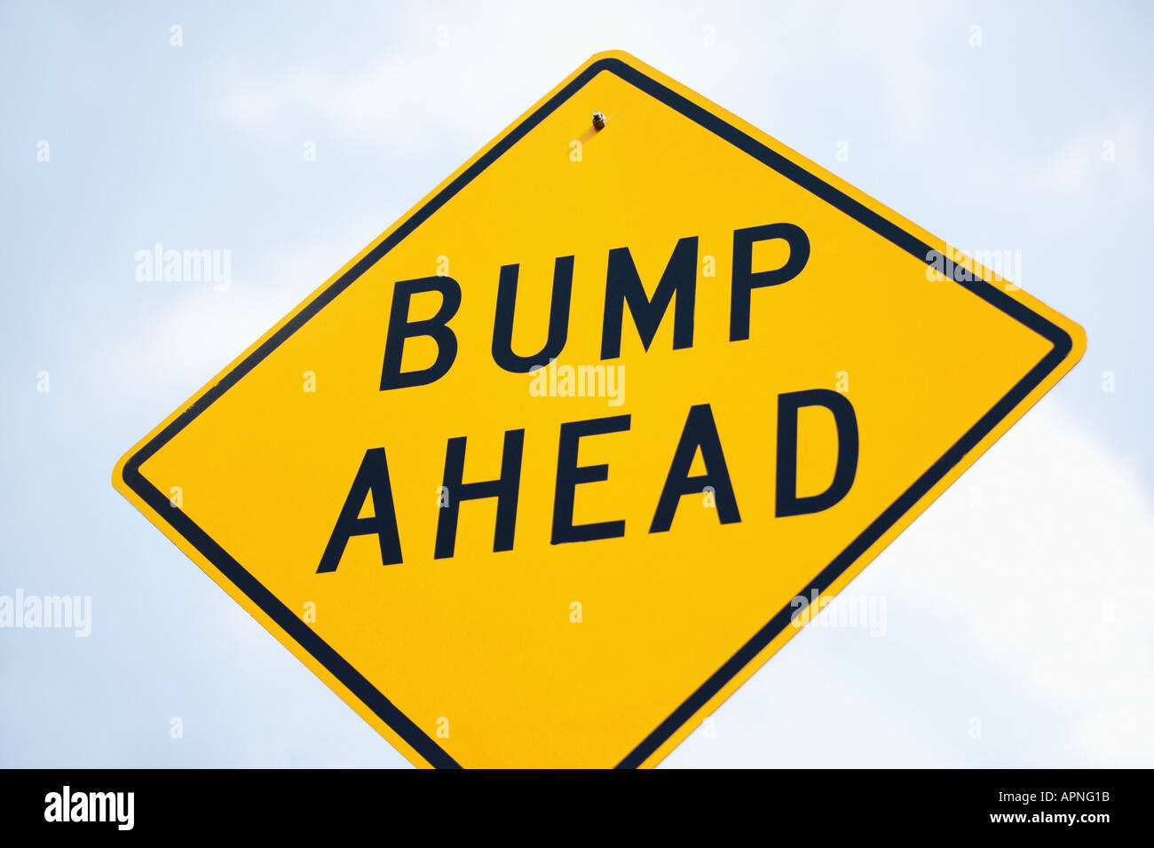 Road speed bump sign hi-res stock photography and images - Alamy