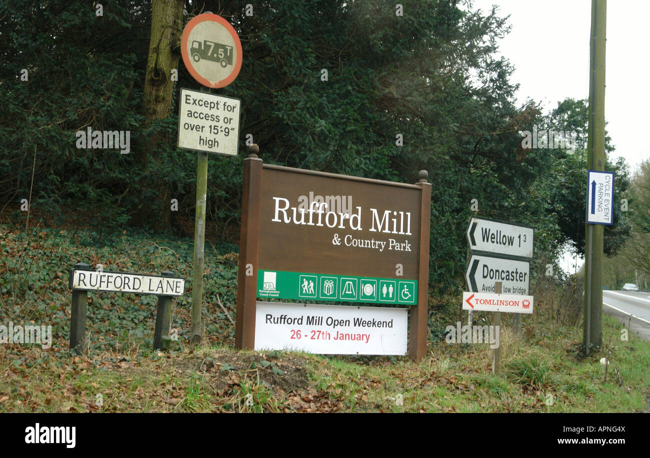 Rufford Mill & Country Park Nottinghamshire England GB UK 2008 Stock ...