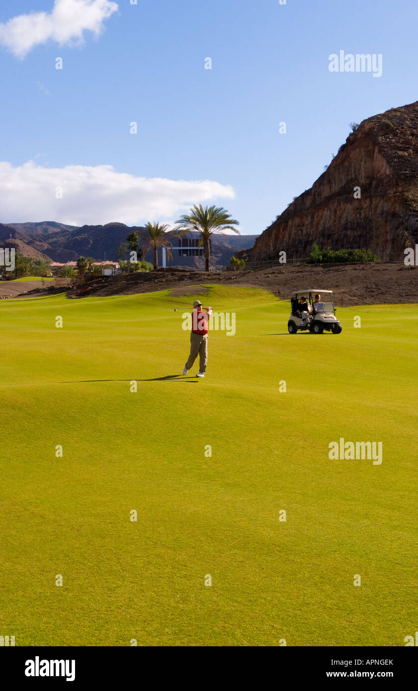 Elegant new golf course at Anfi Tauro Golf Course in Tauro near Puerto ...