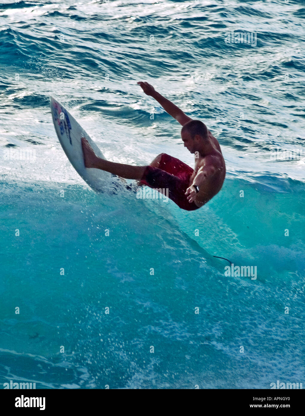 man surfing at makapuu hawaii Stock Photo - Alamy