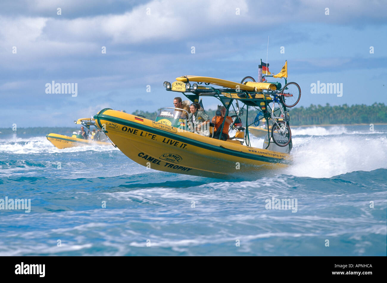 CAMEL TROPHY RACE ACROSS TONGA SAMOA Stock Photo - Alamy