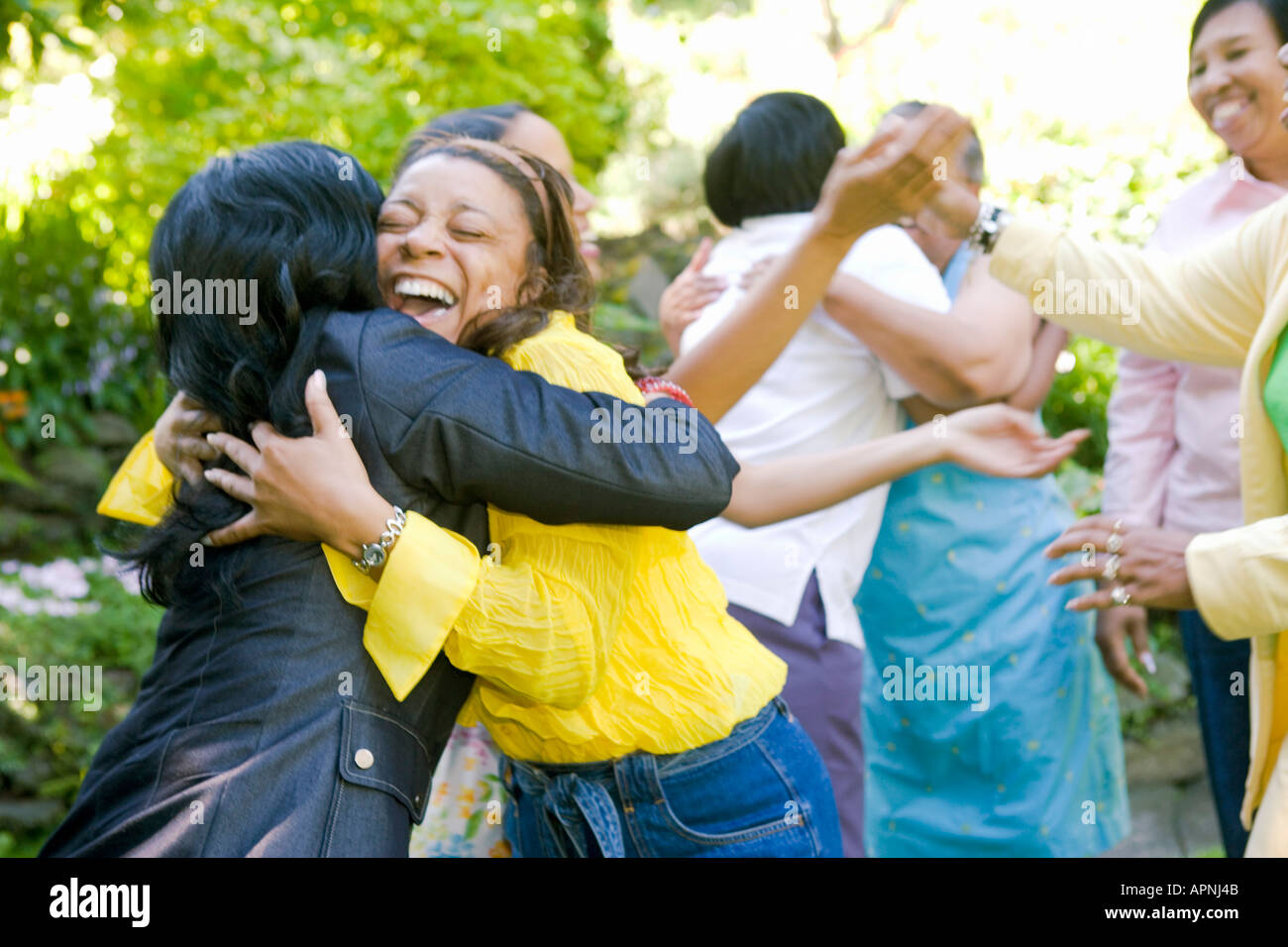 Smile enthusiastic expressive expression hug hi-res stock photography ...