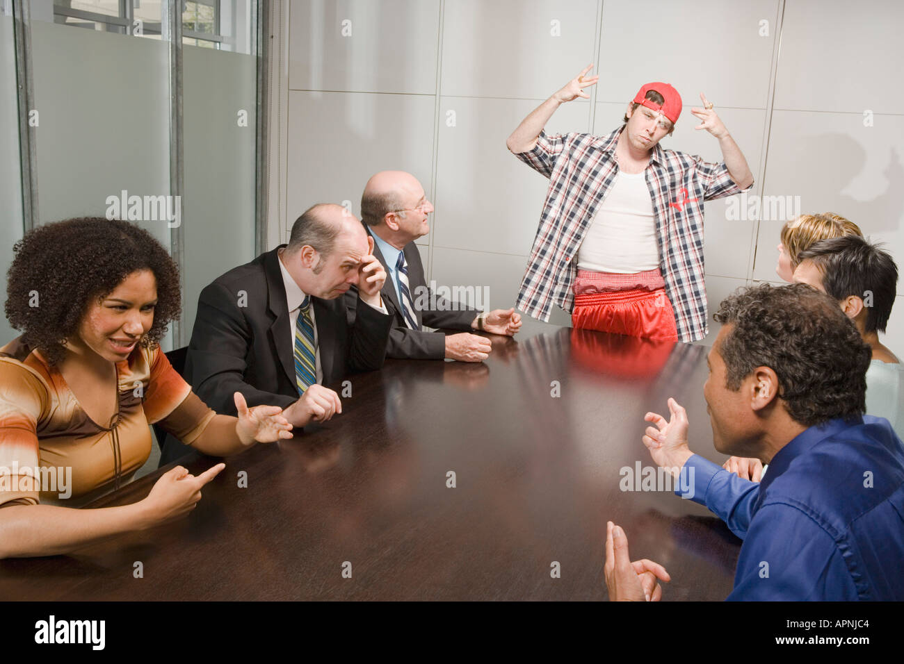 Fun comical african american woman hi-res stock photography and images ...