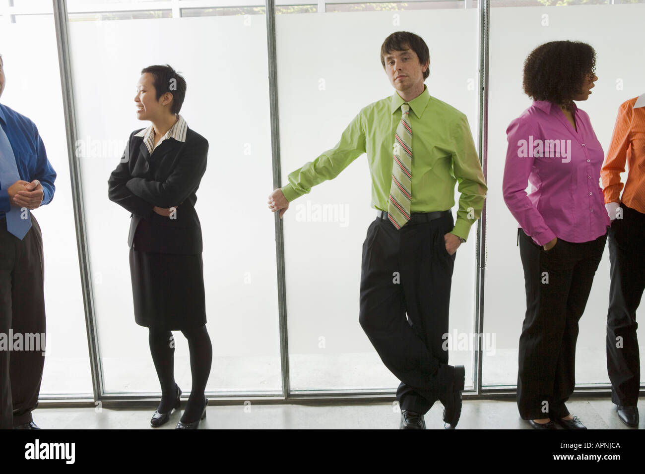 Group of offices workers Stock Photo - Alamy