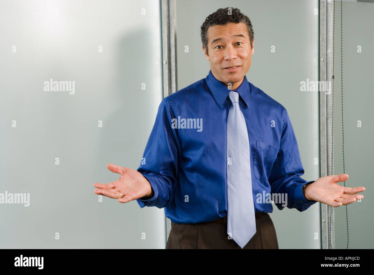 Portrait of a male executive Stock Photo - Alamy