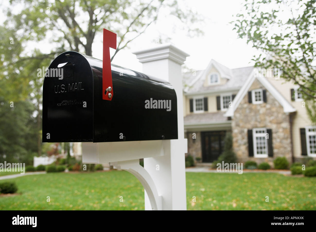 Mailbox, Chatham, New Jersey, USA Stock Photo - Alamy