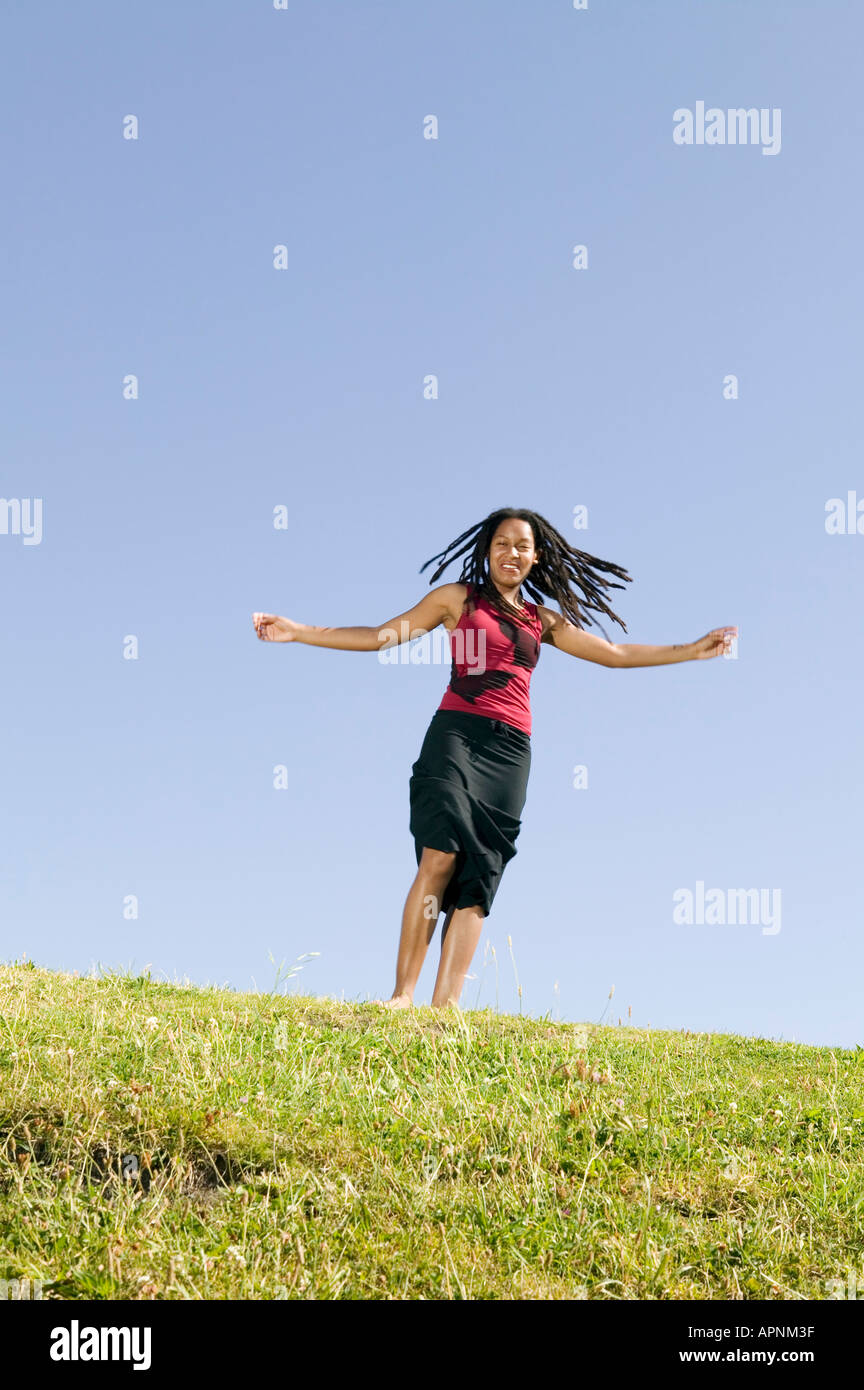Running hills ethnic hi-res stock photography and images - Alamy