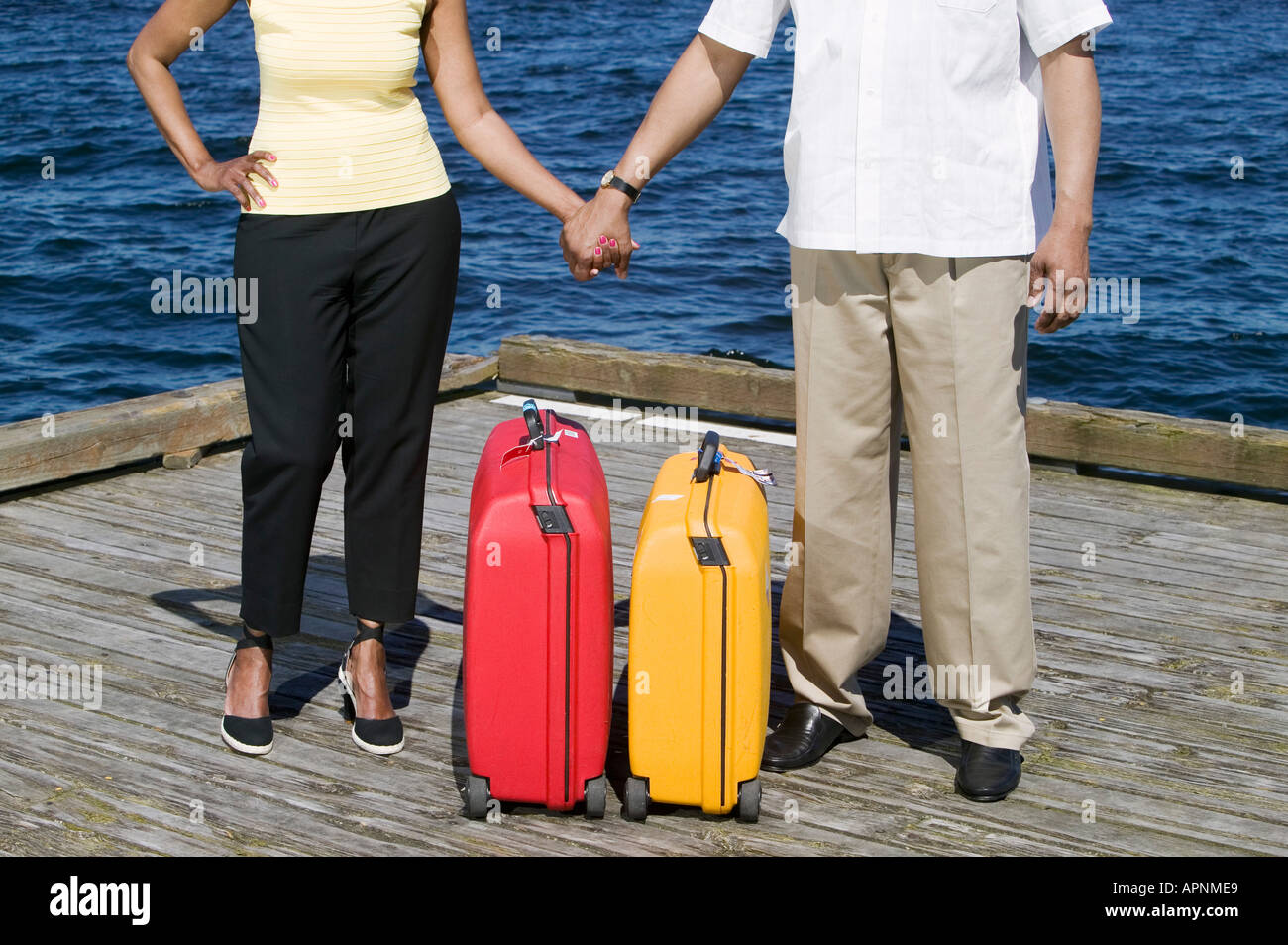 Middle aged companion see hand hi-res stock photography and images - Alamy