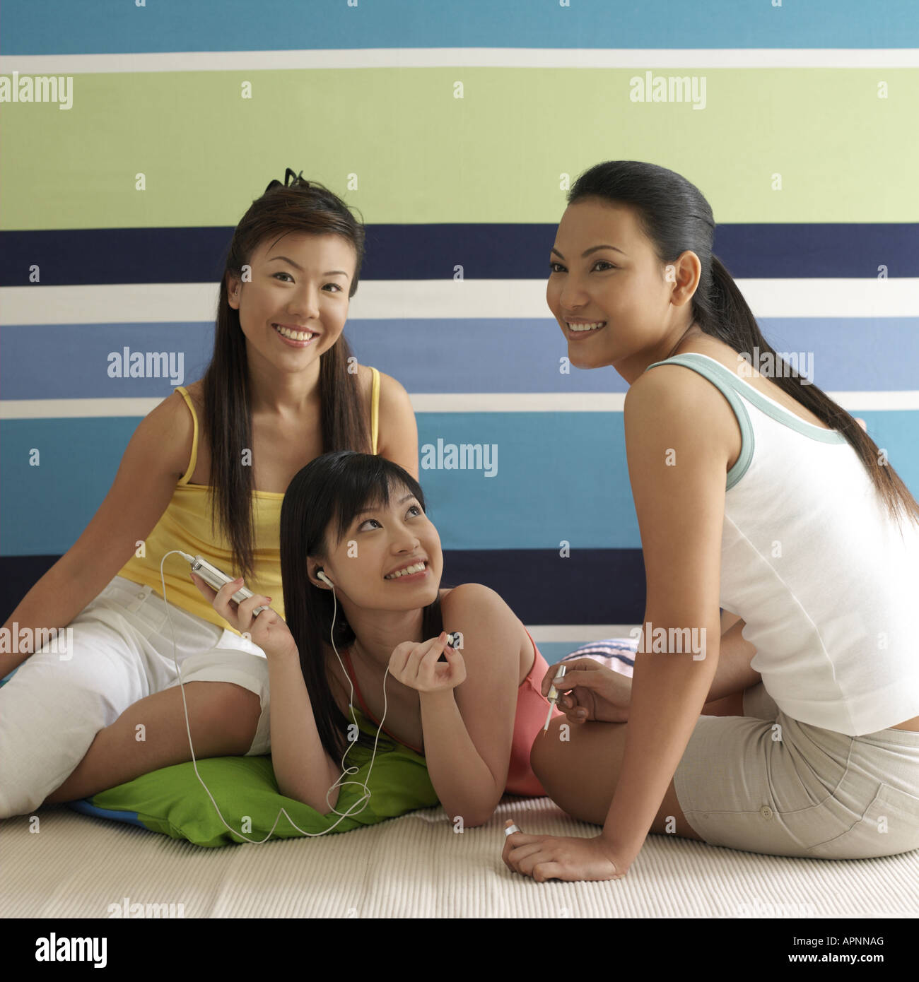 Young women having gathering Stock Photo - Alamy
