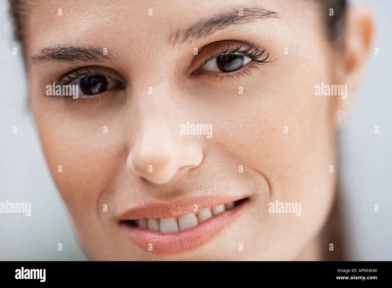 Portrait of Mid Adult Woman Stock Photo - Alamy