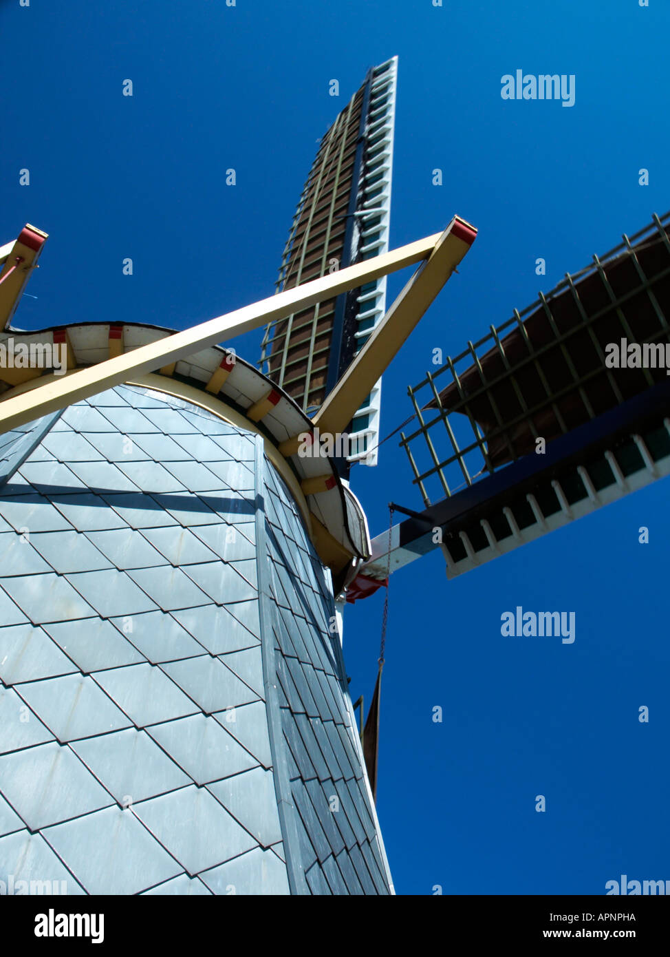 Detail of a Dutch Windmill Stock Photo - Alamy