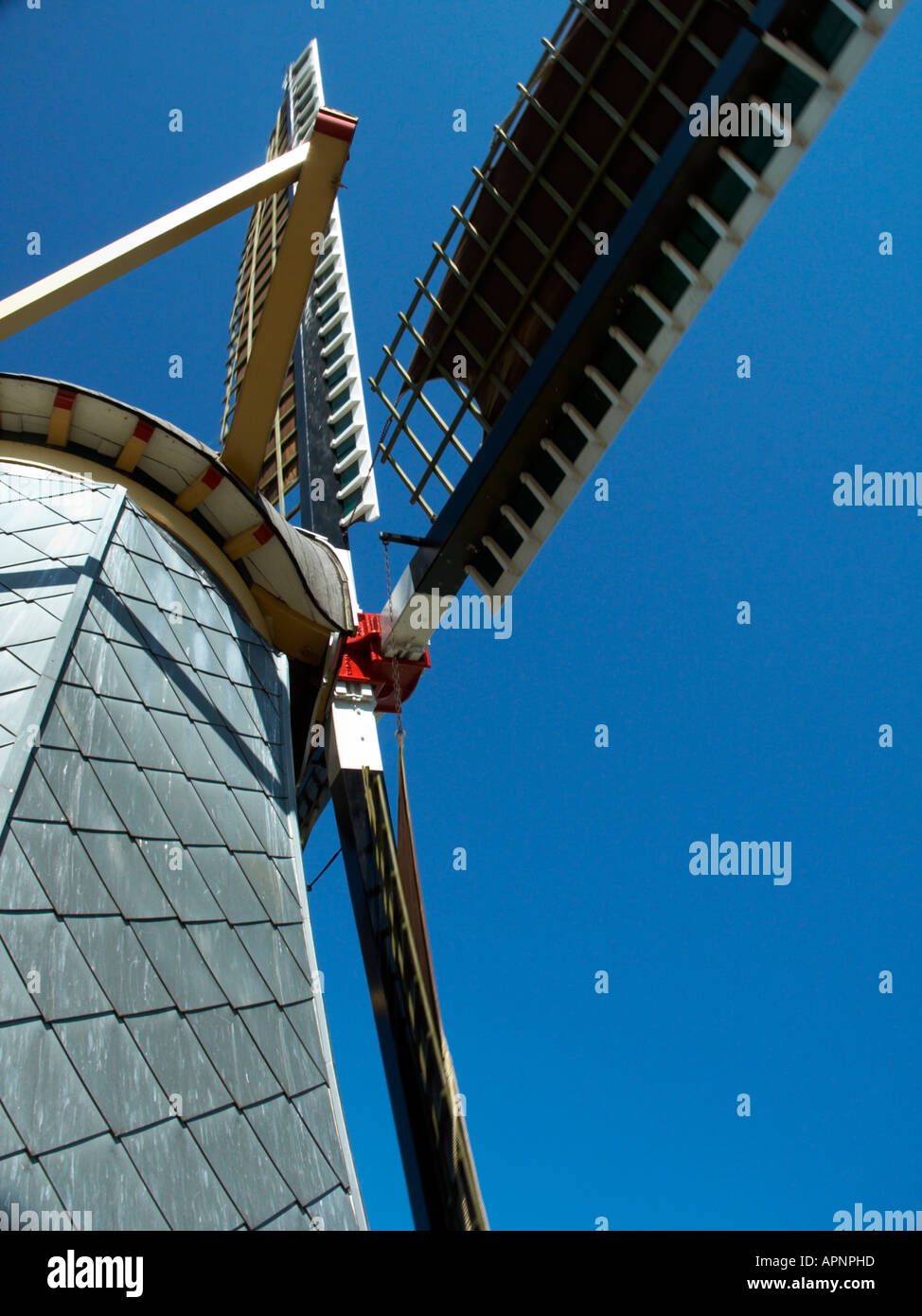 Detail of a Dutch Windmill Stock Photo - Alamy
