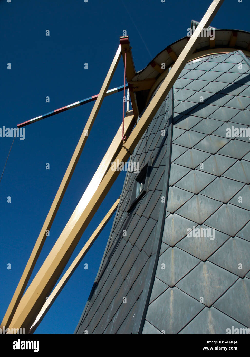 Detail of a Dutch Windmill Stock Photo - Alamy