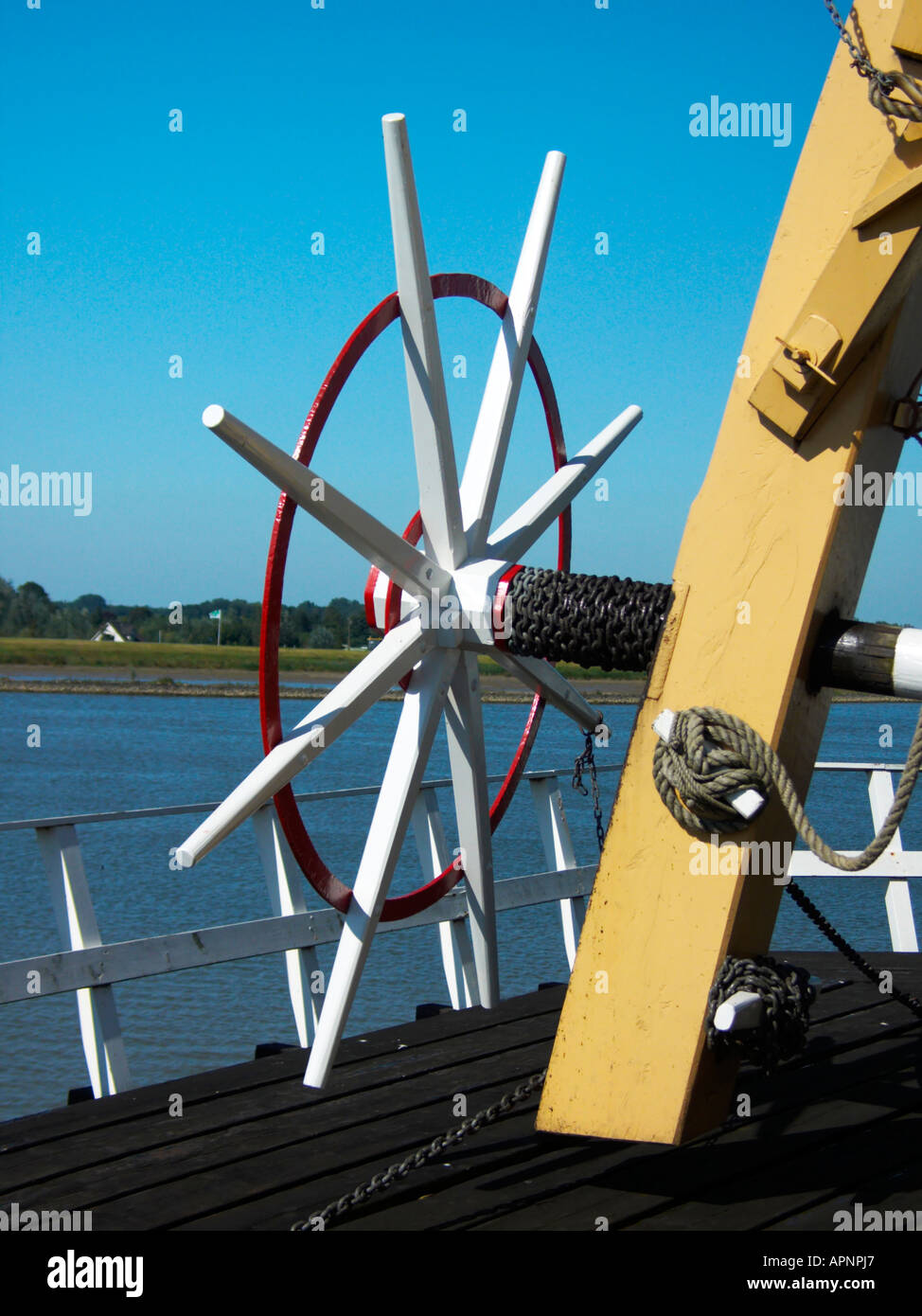Detail of a Dutch Windmill Stock Photo - Alamy