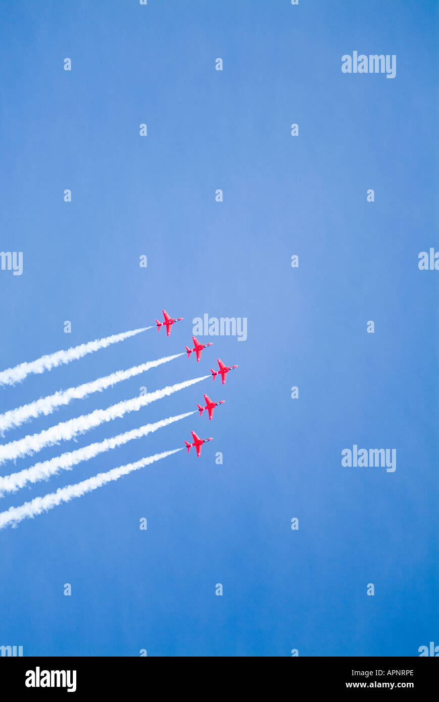 5 Red Arrows Stock Photo - Alamy