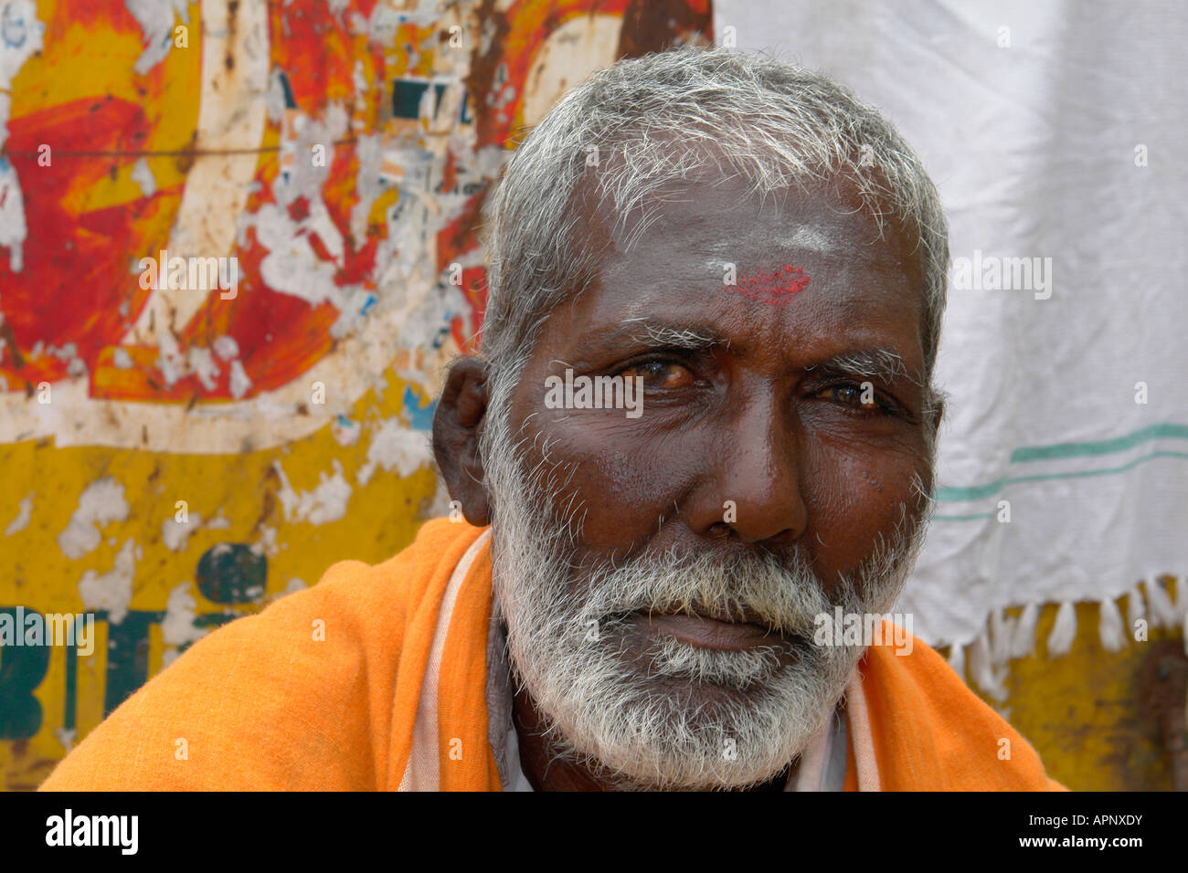 portrait of indian man at trichy Stock Photo - Alamy
