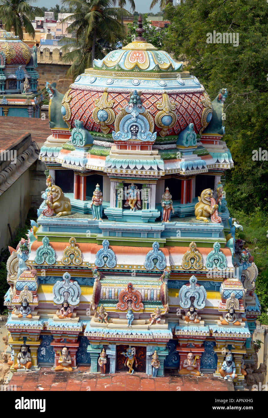 Gopuram srirangam hi-res stock photography and images - Alamy