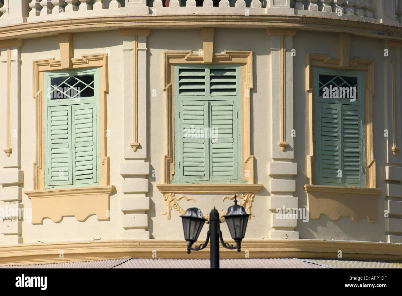 Shophouse Facade George Town Penang Malaysia Stock Photo - Alamy
