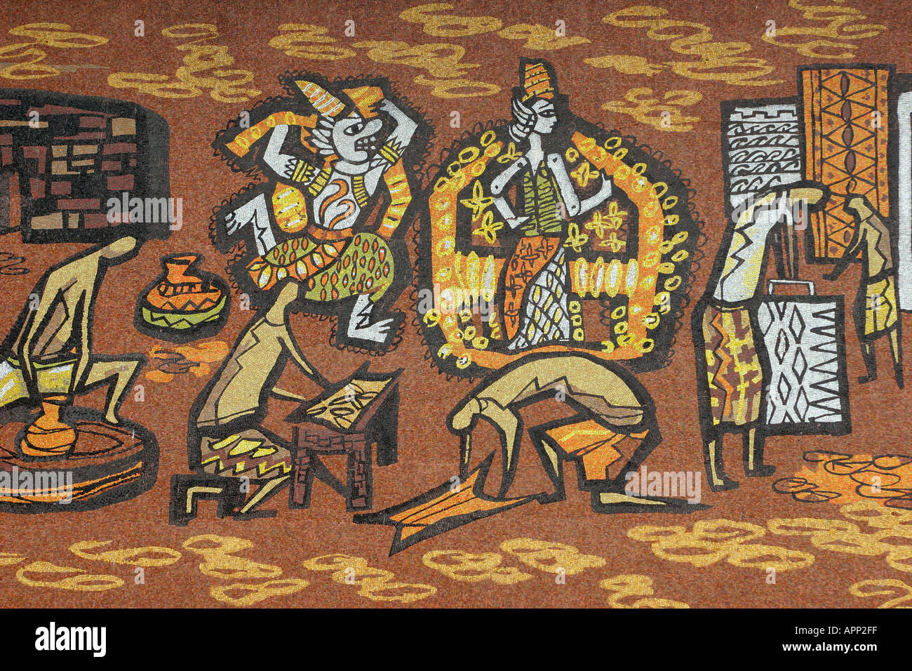 Exterior Mural Negara National Museum Kuala Lumpur Malaysia Stock Photo ...