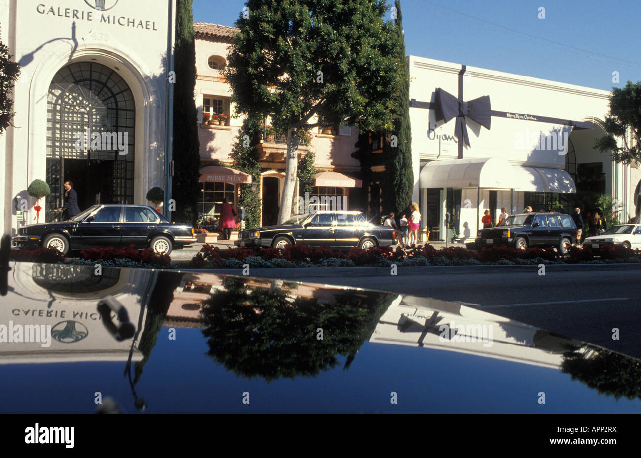 Shops at Rodeo Drive in Beverly Hills Los Angeles California USA Stock ...